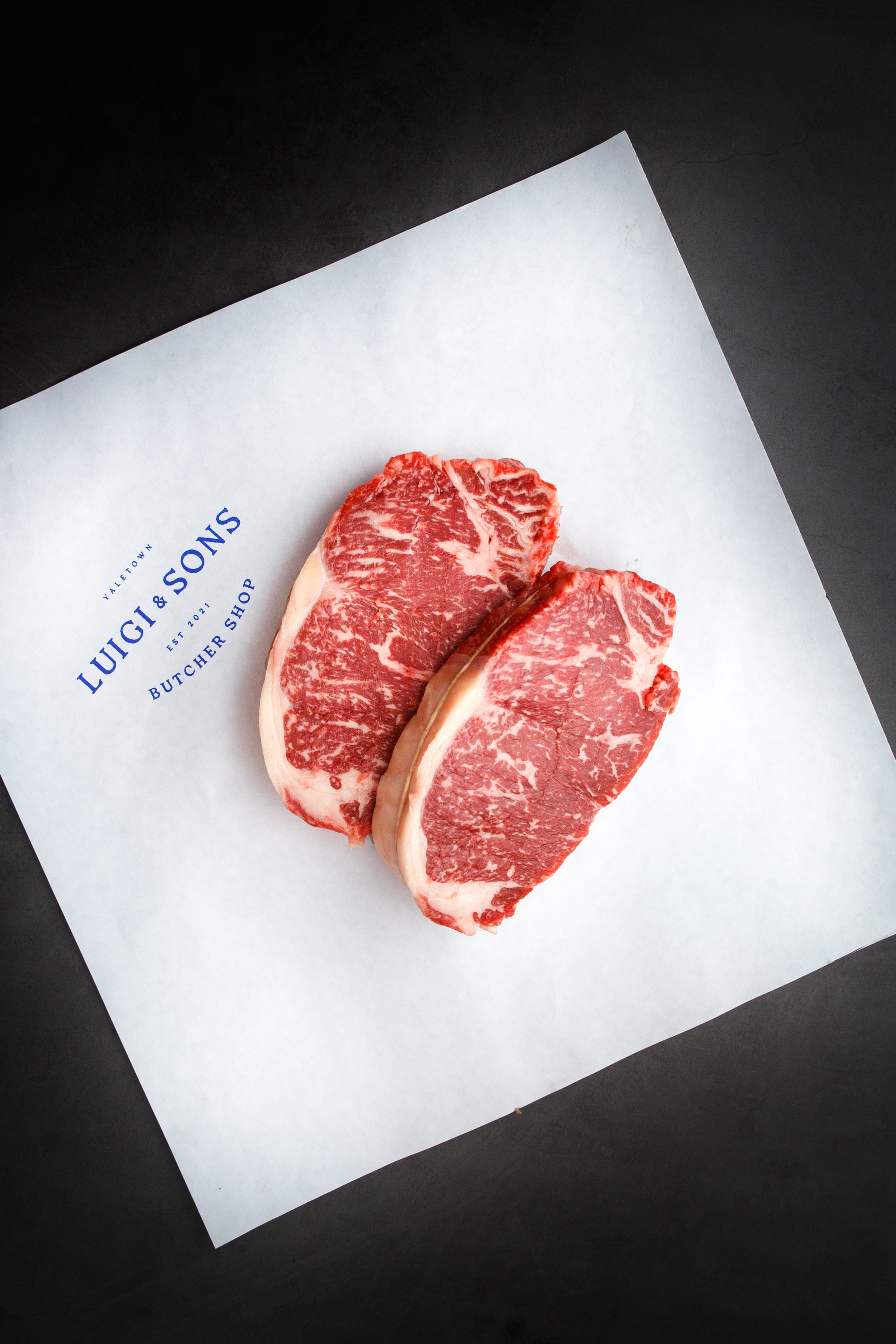 Double R Ranch Striploin (14oz) | Luigi & Sons Butcher Shop