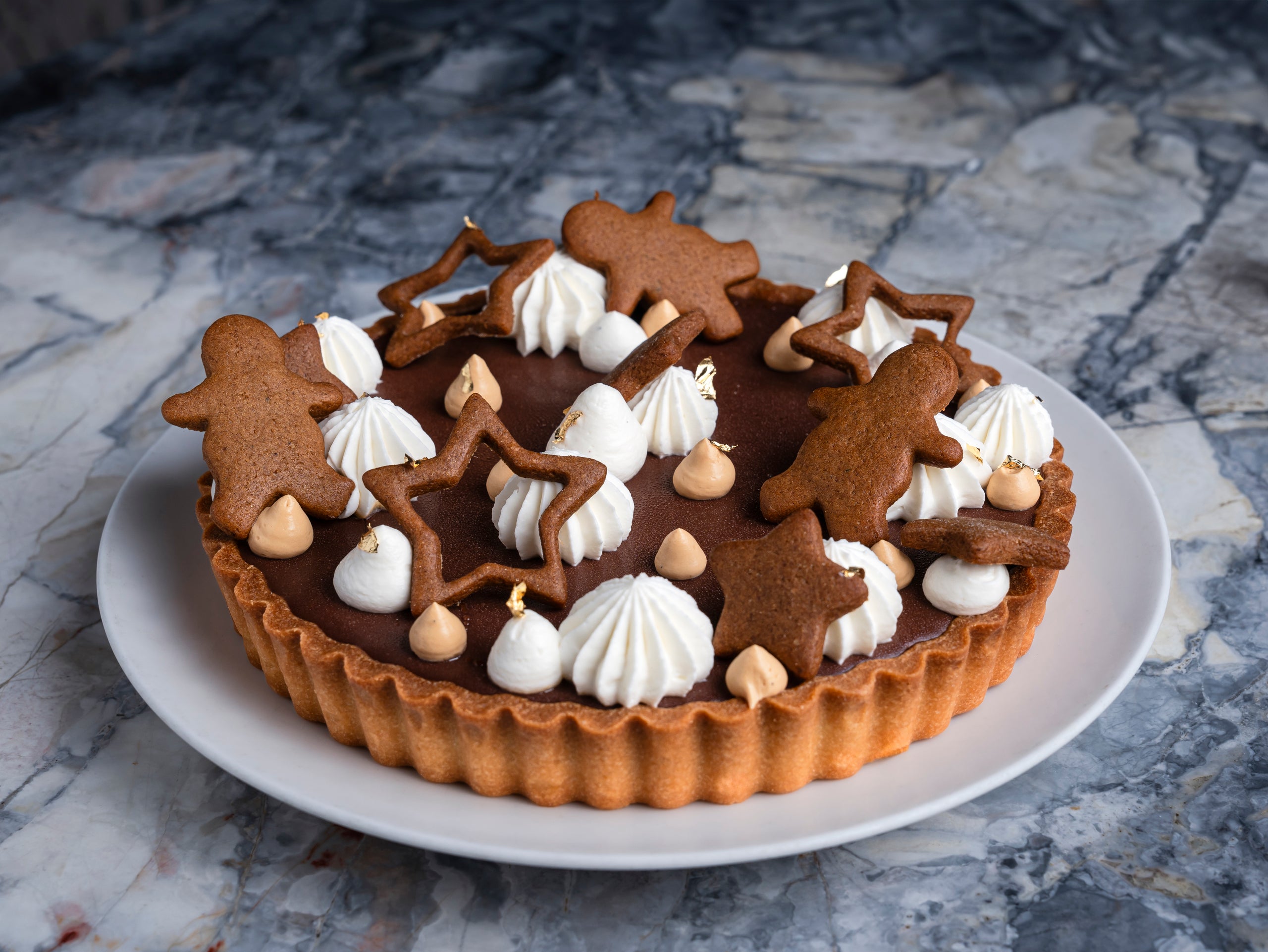 Chocolate Caramel Gingerbread Tart | Luigi & Sons Butcher Shop